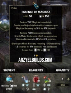 The Best Potions Guide for ESO - ArzyeLBuilds