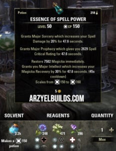 The Best Potions Guide for ESO - ArzyeLBuilds