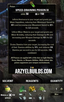 The Best Poisons Guide for ESO - ArzyeLBuilds