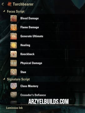 The Best Torchbearer Scribing Skills for ESO - ArzyeLBuilds