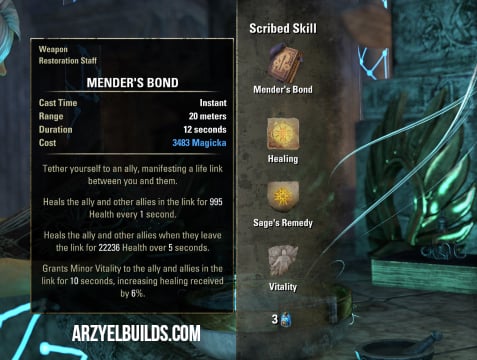 The Best Scribing Skills for Healer in ESO - ArzyeLBuilds