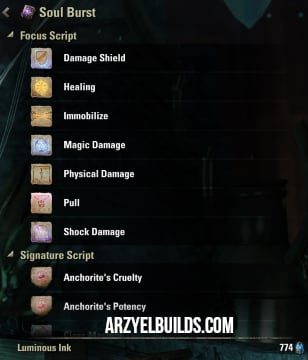 The Best Soul Burst Scribing Skills for ESO - ArzyeLBuilds