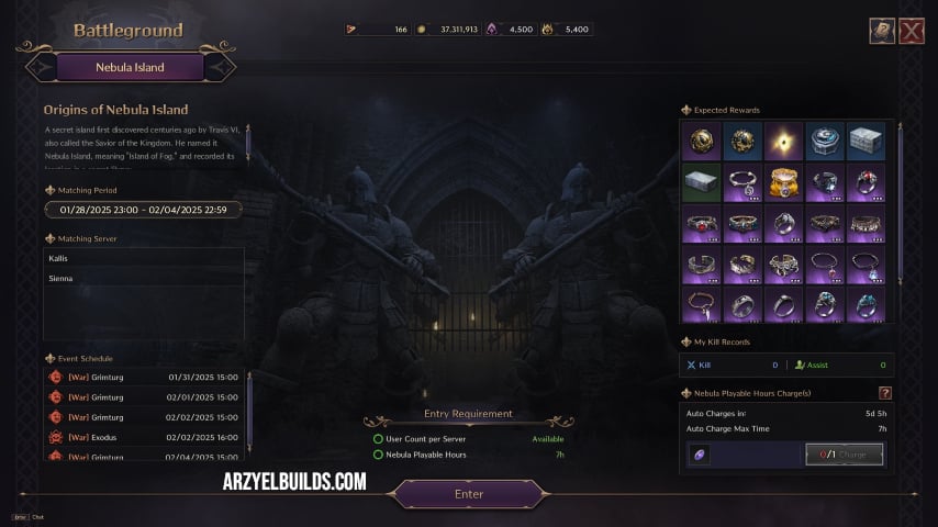 What is the Nebula Island in Throne and Liberty - ArzyeLBuilds